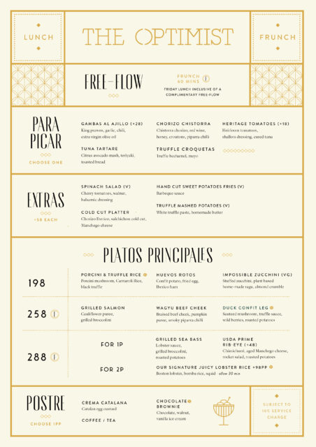 The Optimist - Lunch & Frunch