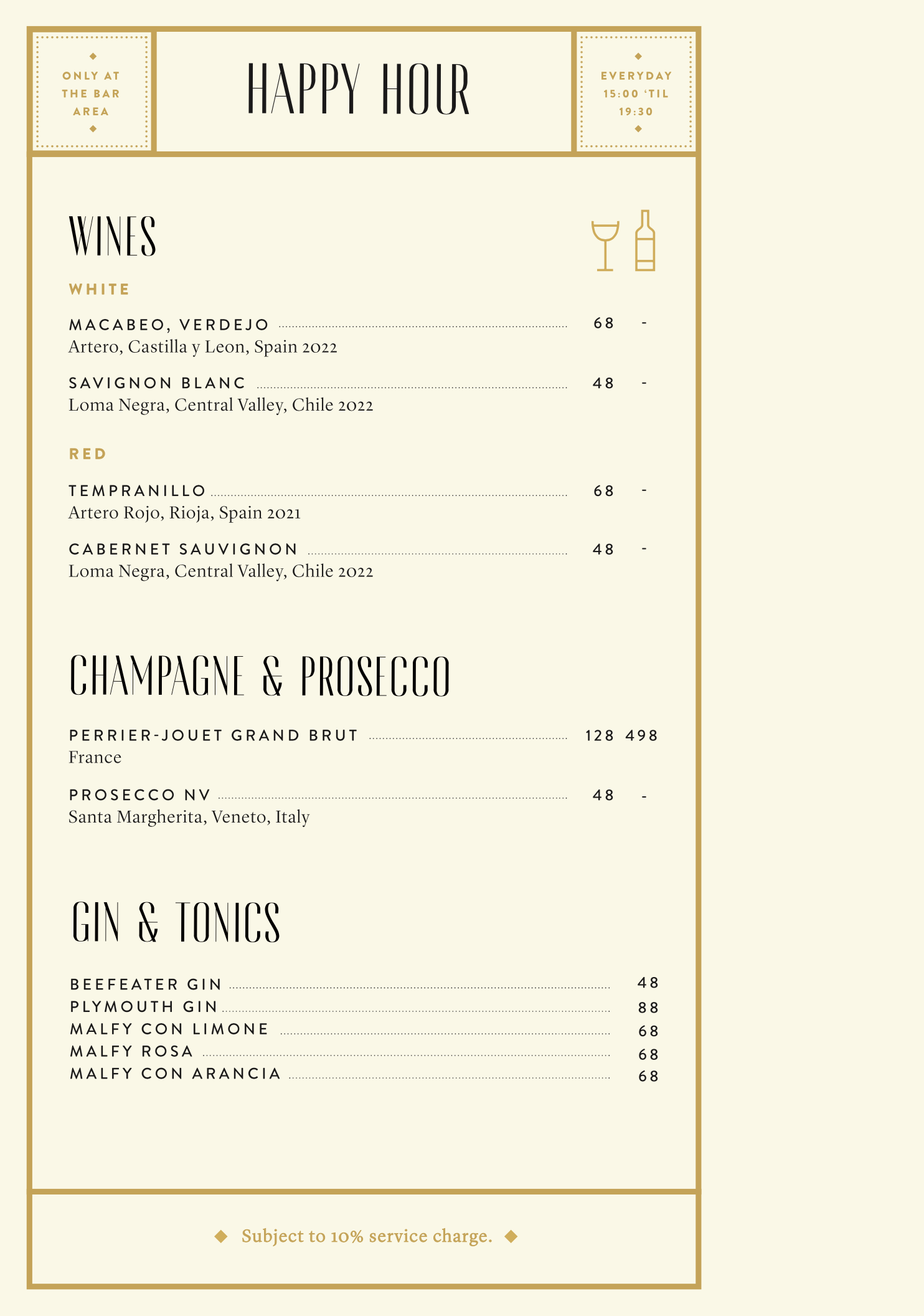 The Optimist - Drinks