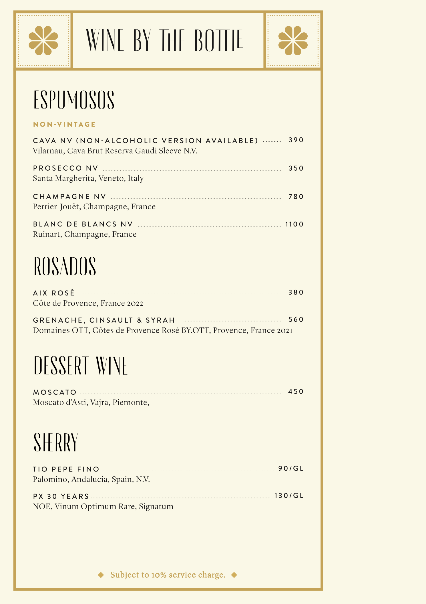The Optimist - Drinks