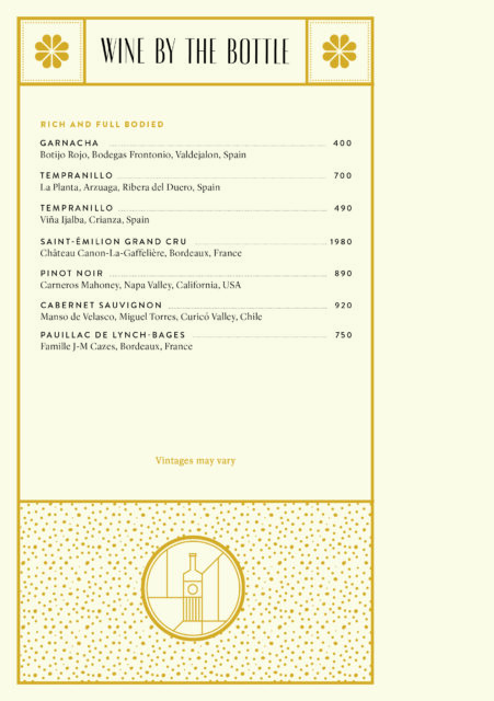 The Optimist - Drinks