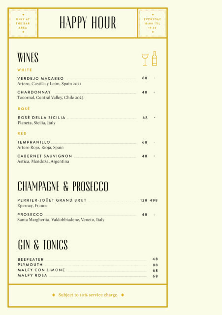 The Optimist - Drinks