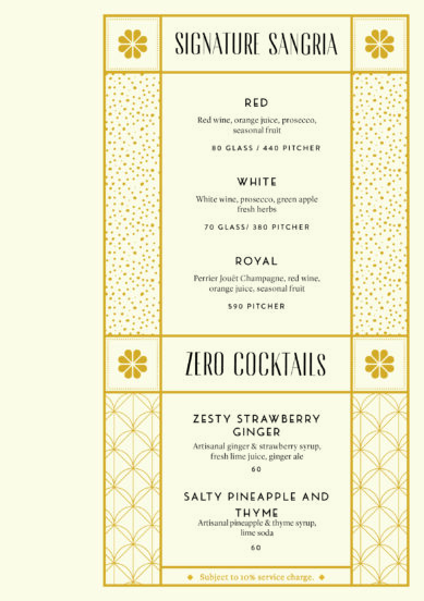 The Optimist - Drinks