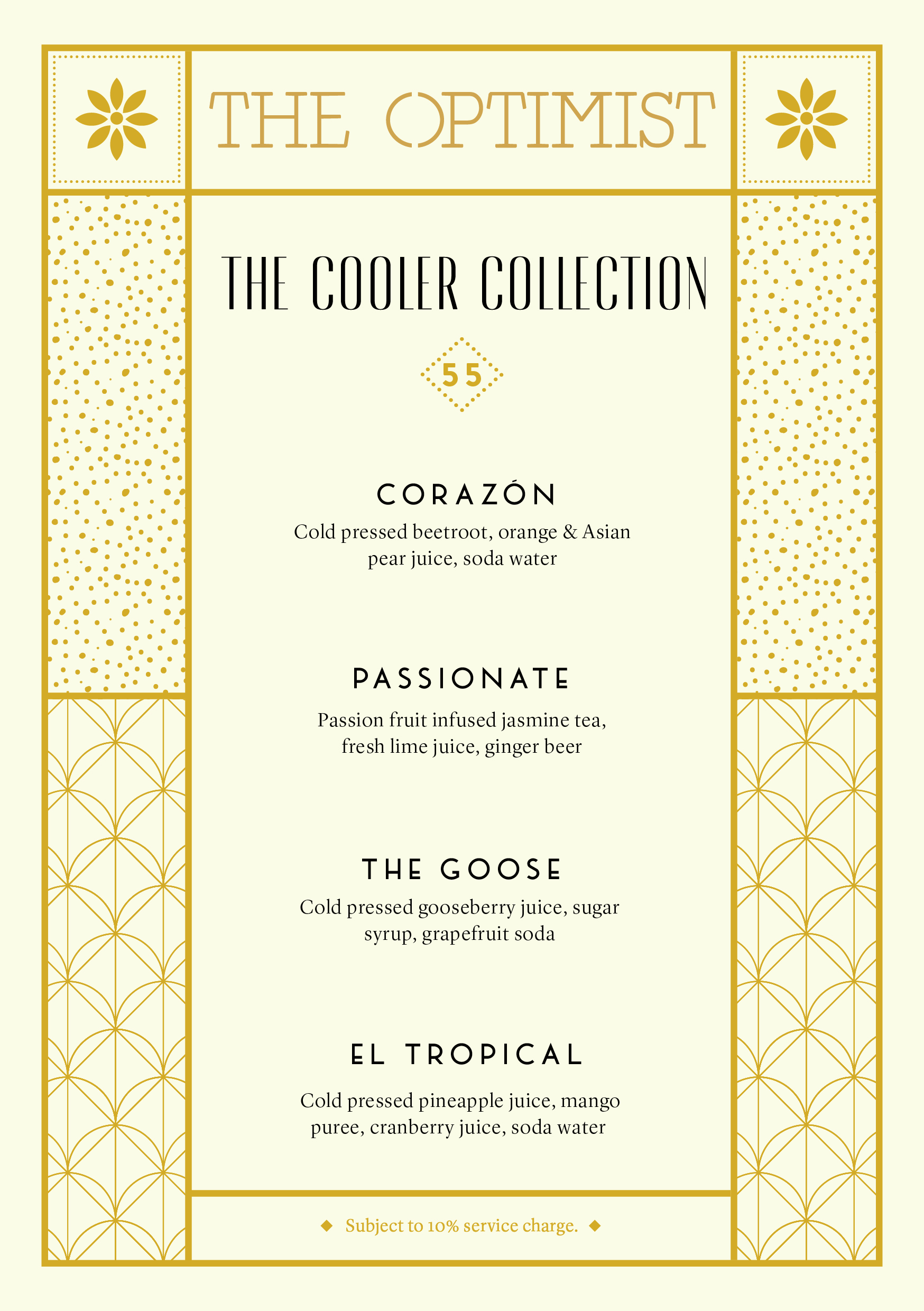 The Optimist - Drinks