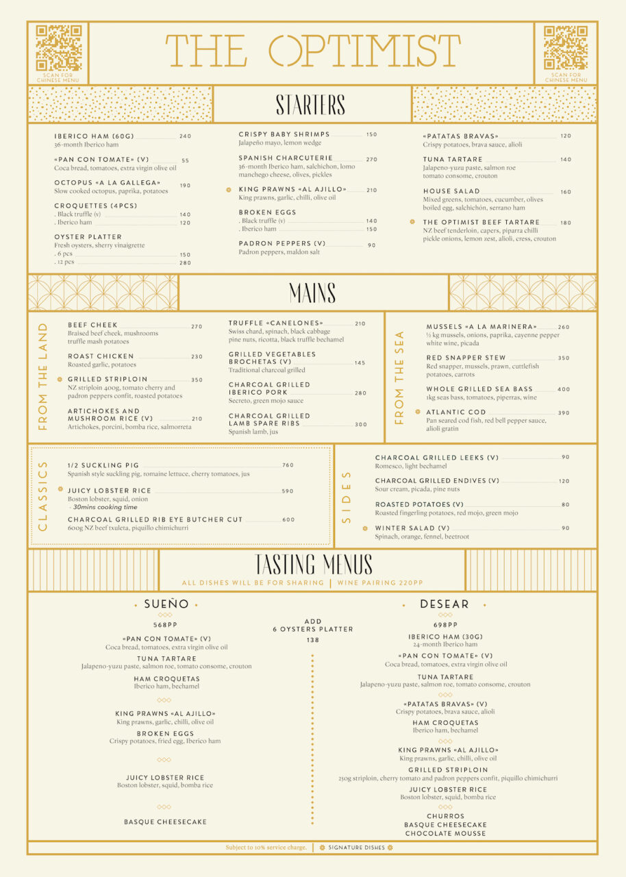 The Optimist - A La Carte