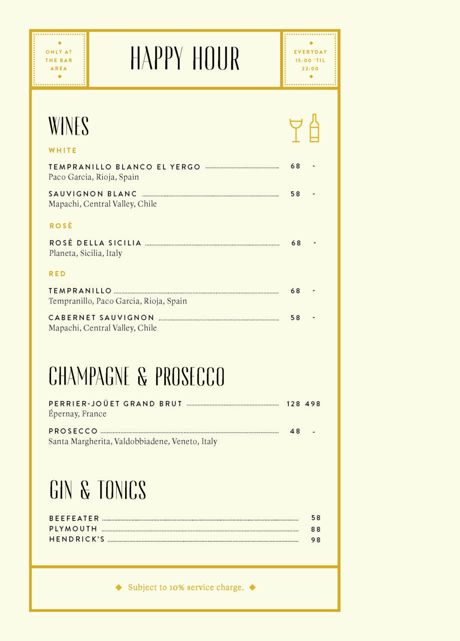 The Optimist - Drinks